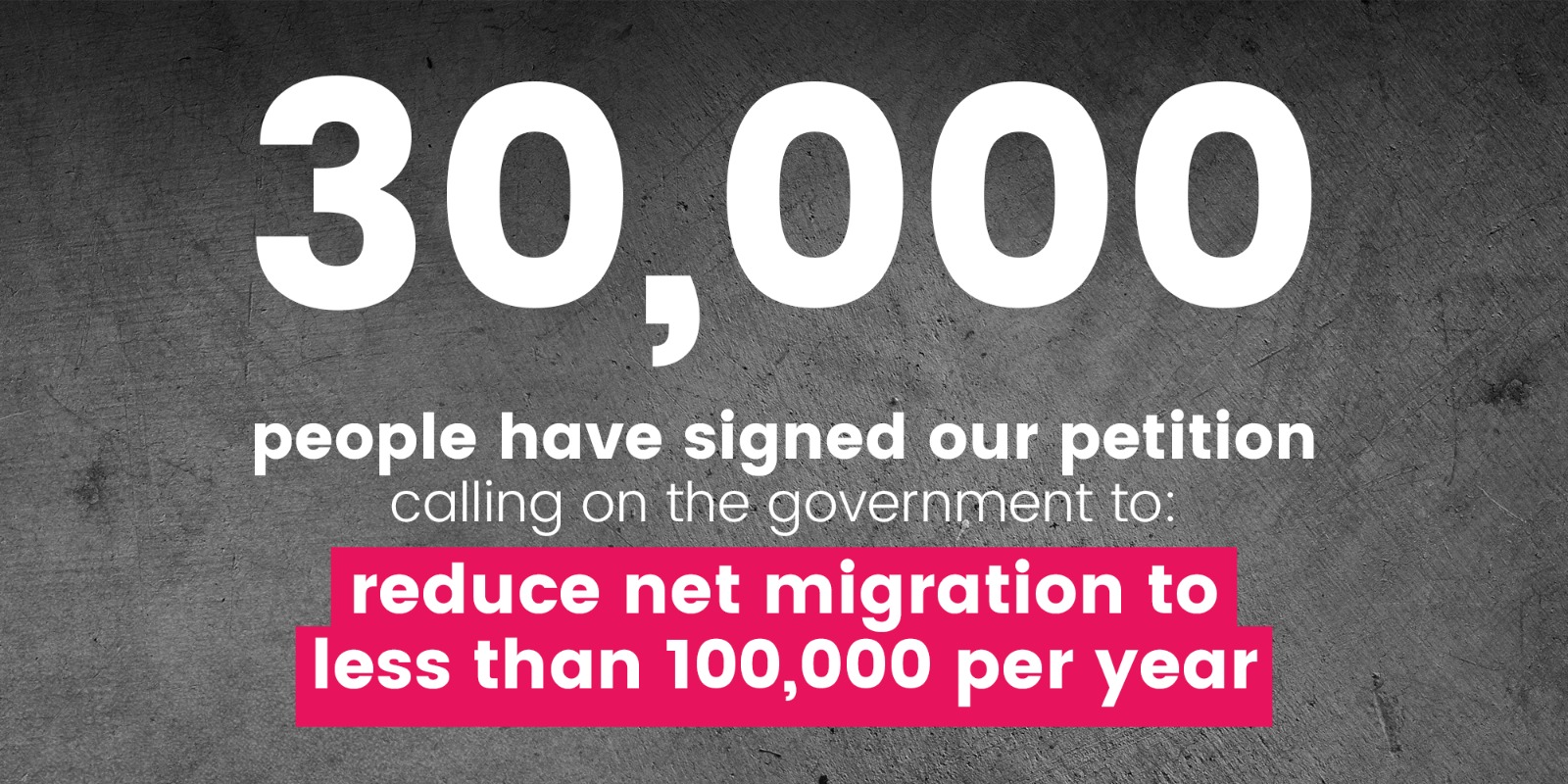 Migration Watch UK Blog | 30,000 sign petition to cut immigration in ...